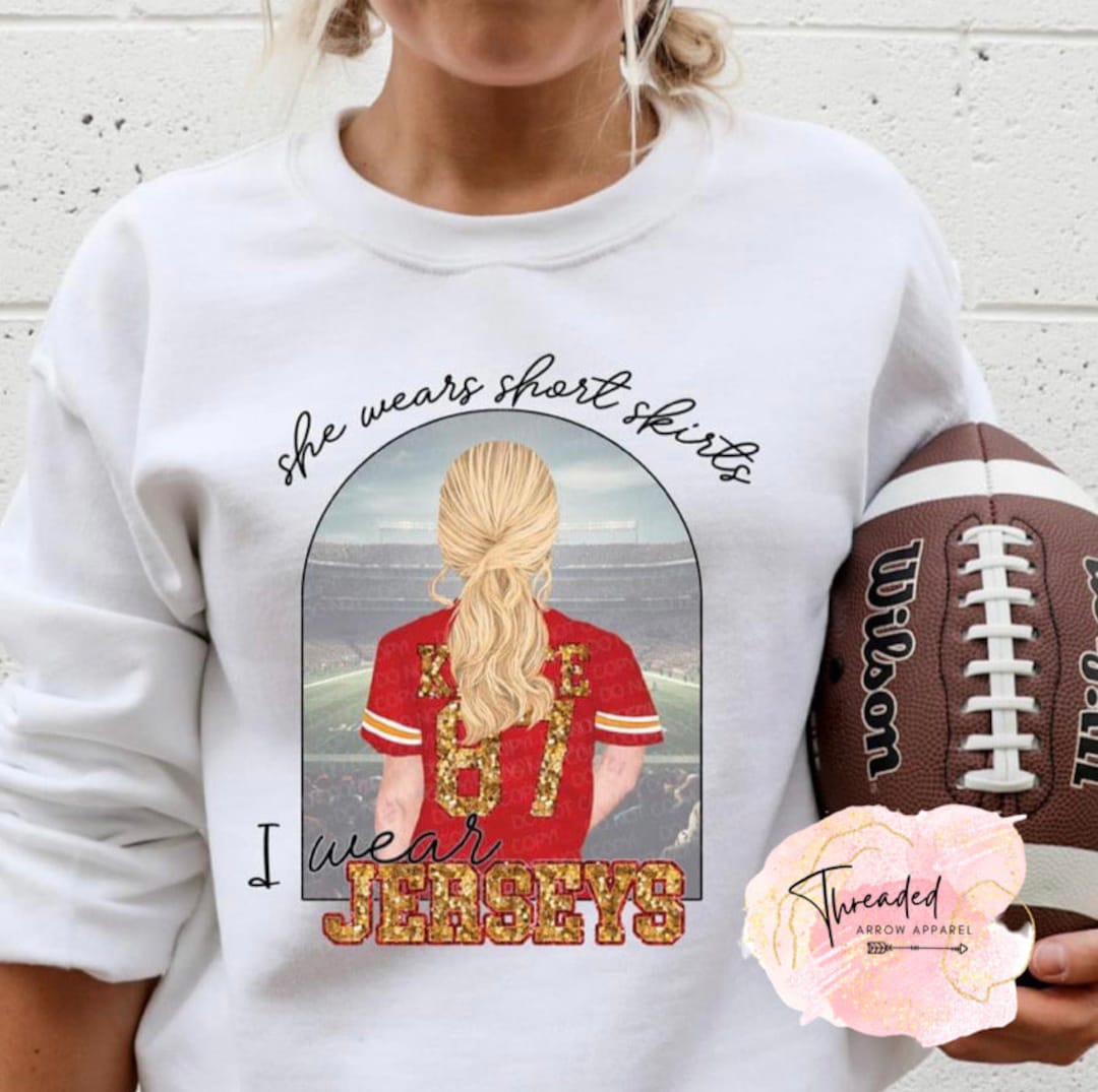 Swiftie Football Sweatshirt Swiftie Sweatshirt KC Fans - Etsy