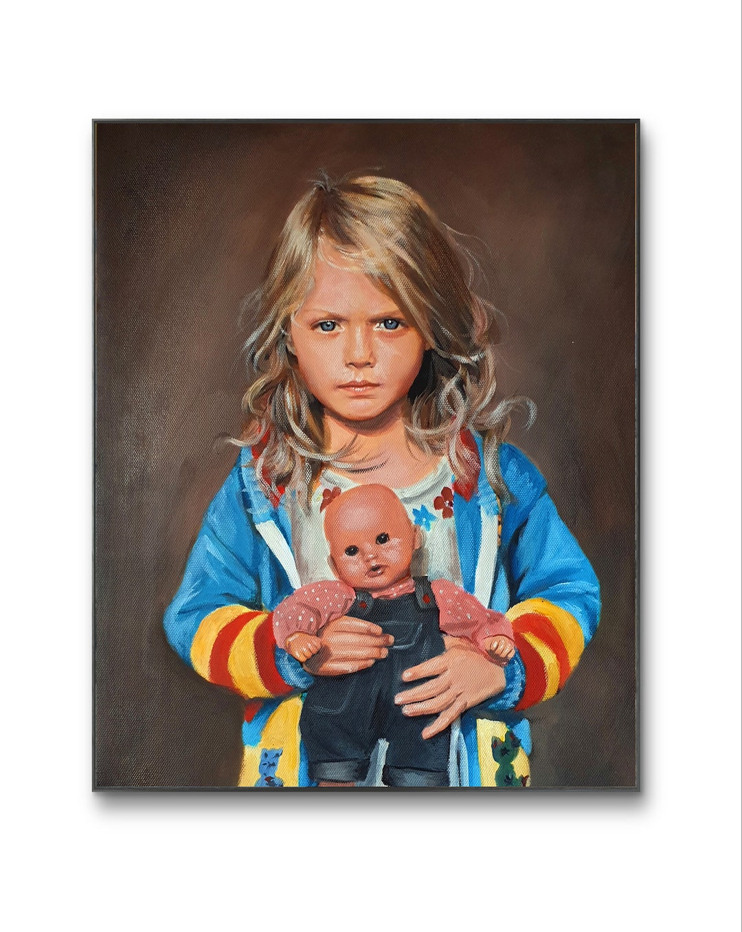 Custom Family Oil Portrait Painting, Personalized Birthday Gift - Etsy