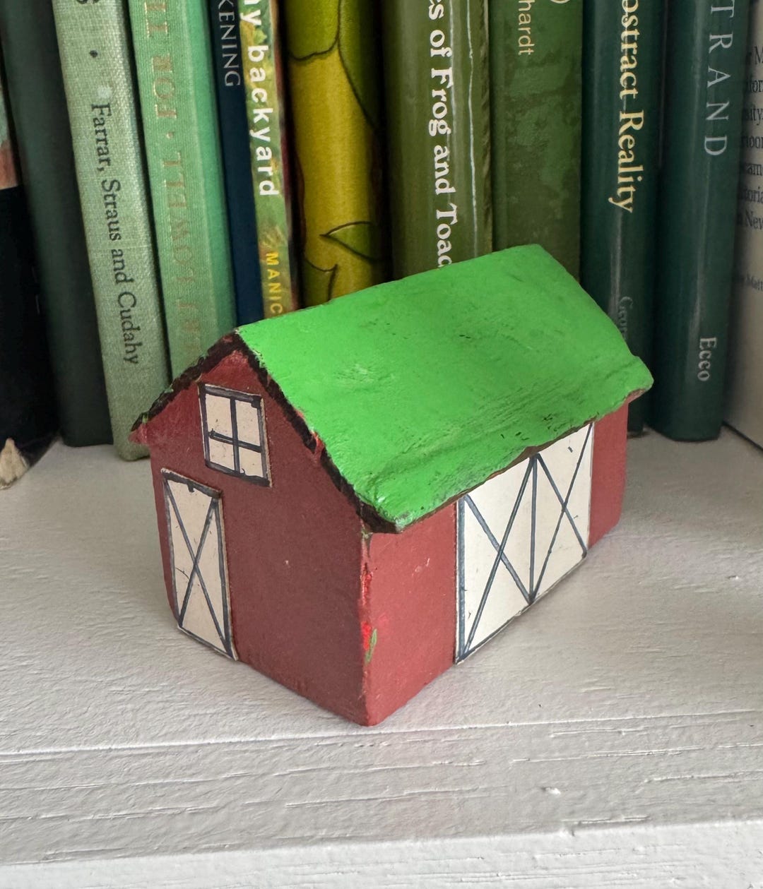 Vintage Folk Art Small Wooden Toy House - Etsy