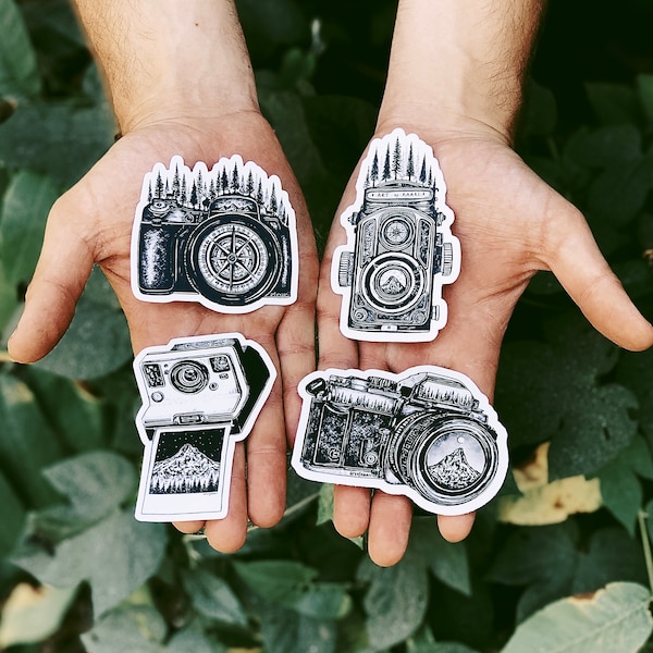 Camera Stickers - Etsy