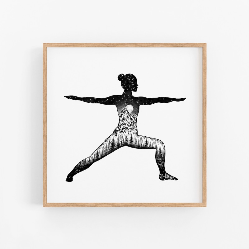 Yoga Studio Art - Etsy