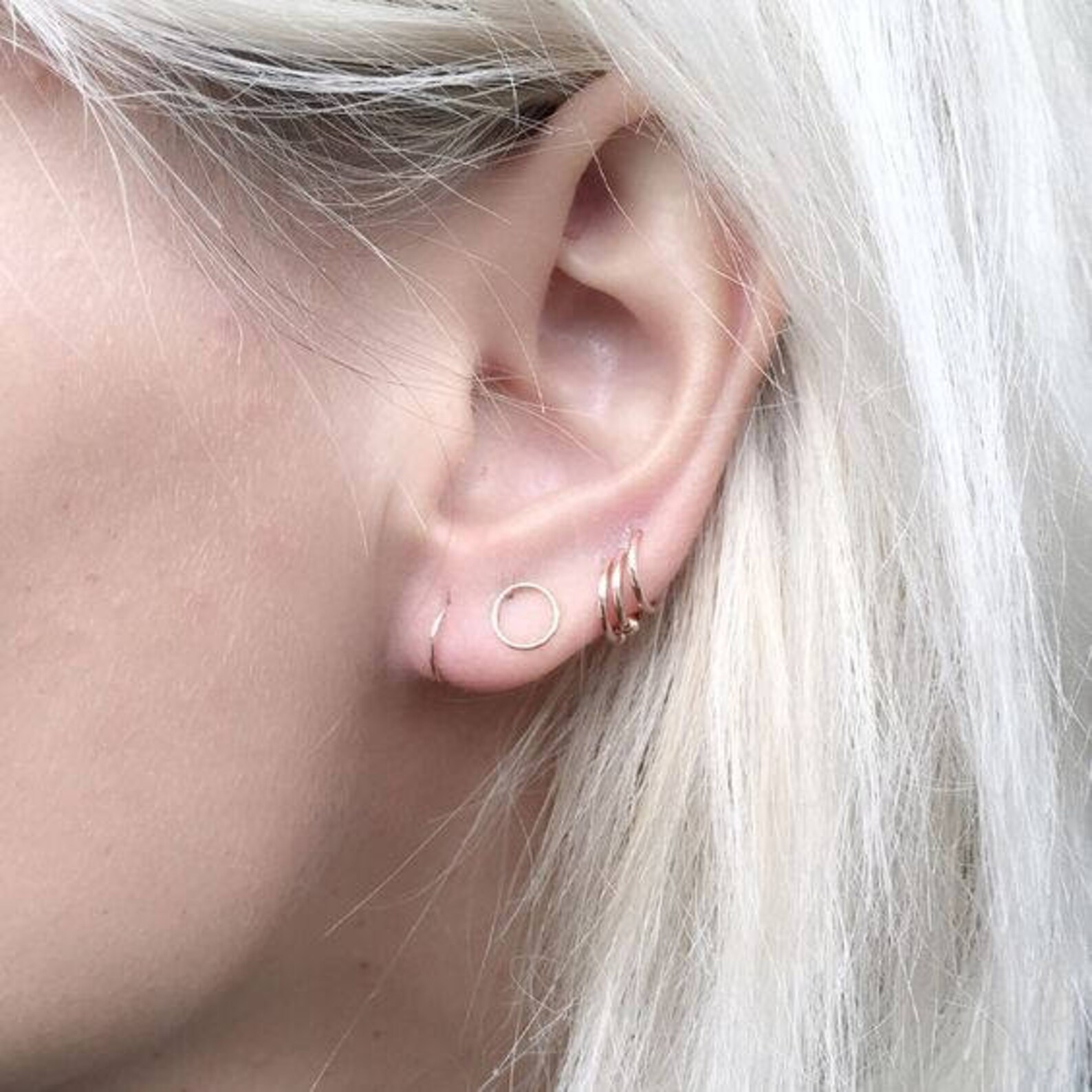 Conch Earring Helix Ring Hoop - Etsy