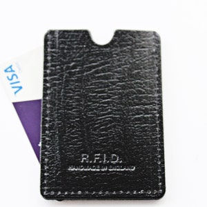 Minimalist RFID Wallet Real Leather Wallet Genuine Leather - Etsy