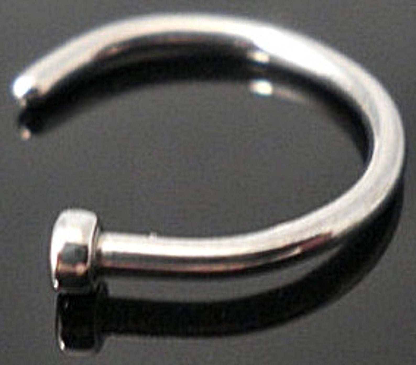 Handcrafted Silver Nose Ring Simple Nose Ring Nose Stud | Etsy