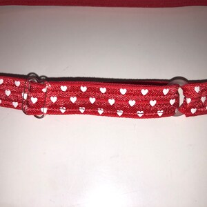 Cochlear Implant Headband Adjustable Headband Red With White Hearts - Etsy