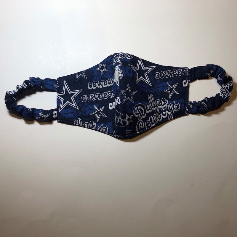 Dallas Cowboys Face Mask - Etsy