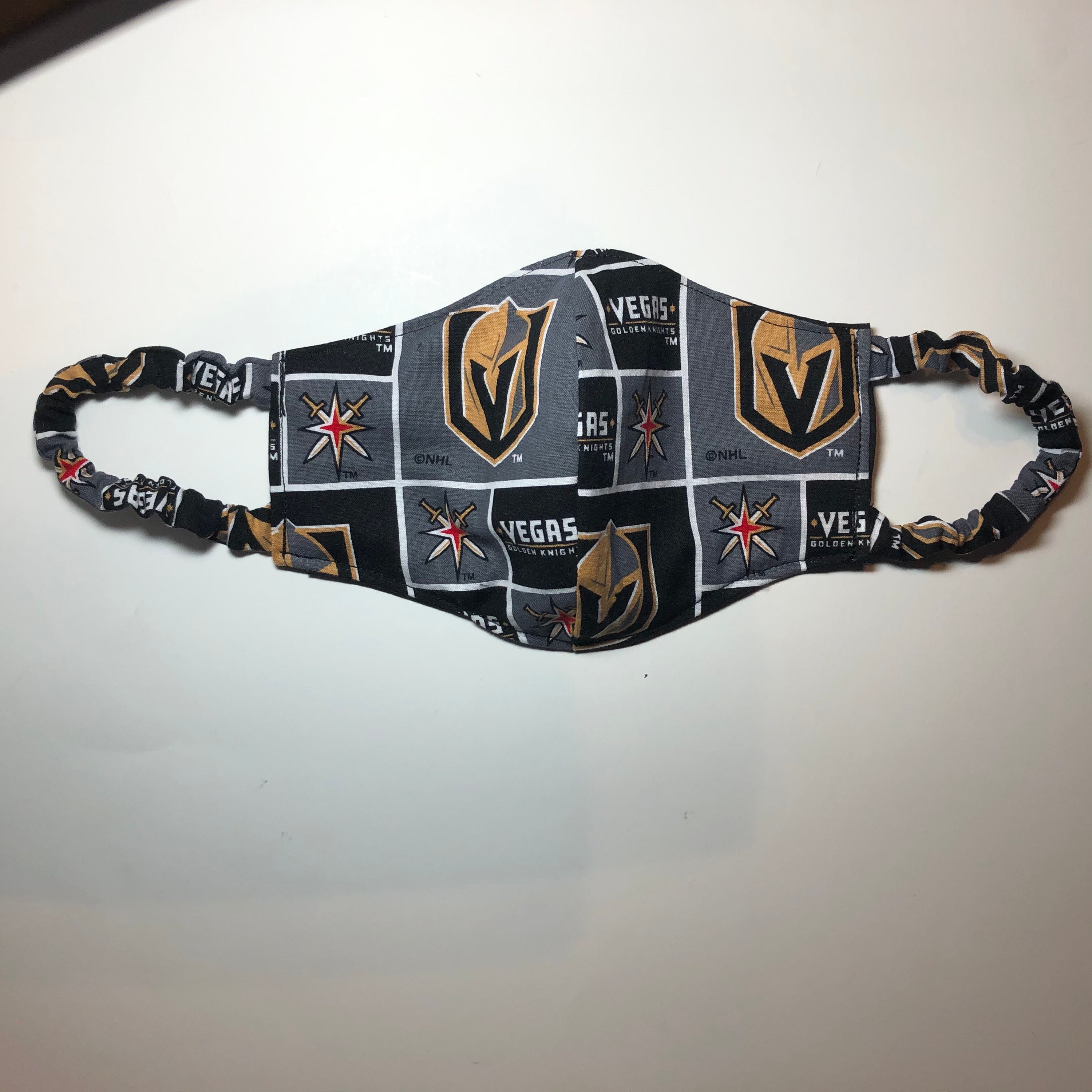 Vegas Golden Knights Face Mask 3 Layers Pocket Filter Adult - Etsy