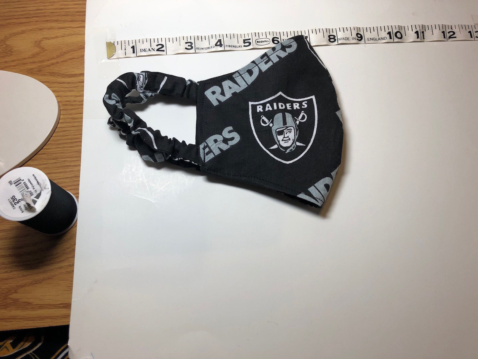 Raiders Face Mask Covering 2 Layer No Pocket Filter - Etsy