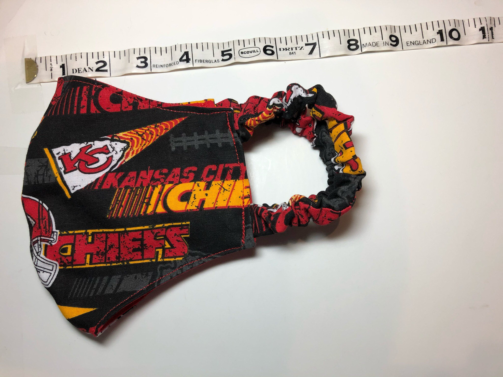 Face Mask Covering KC Chiefs 3 Layer Filter Pocket - Etsy