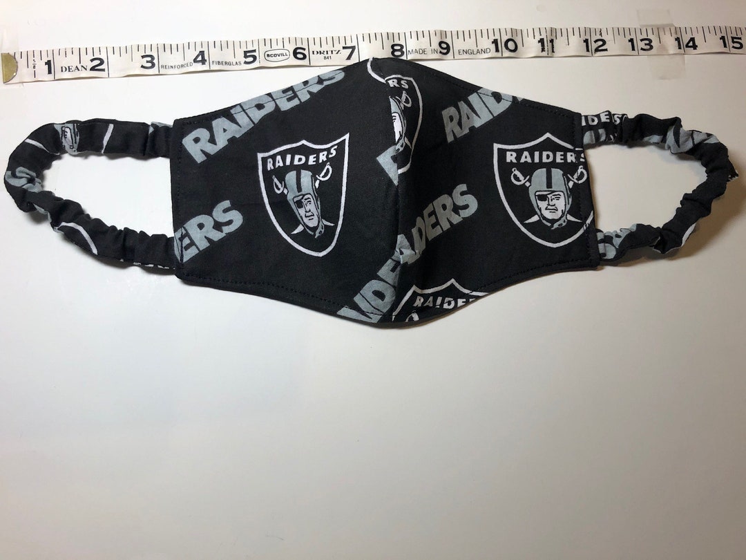 Raiders Face Mask Covering 2 Layer No Pocket Filter - Etsy