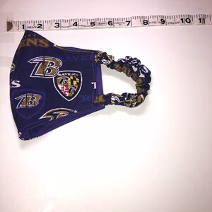 Face Mask Covering Baltimore Ravens 3 Layer - Etsy