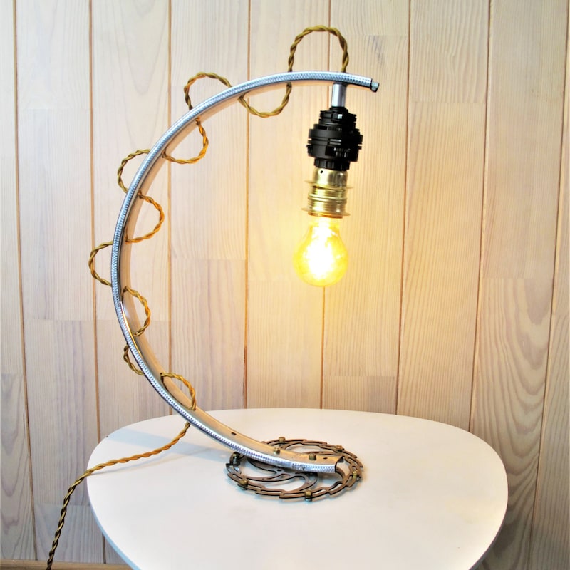 Recycled Bike Lamp - Etsy