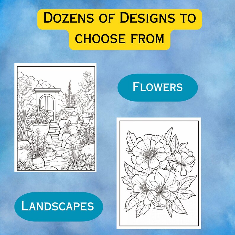 The Art of Inner Peace 50 Adult Coloring Pages for Mindfulness and ...