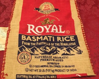 Basmati Rice Bag - Etsy