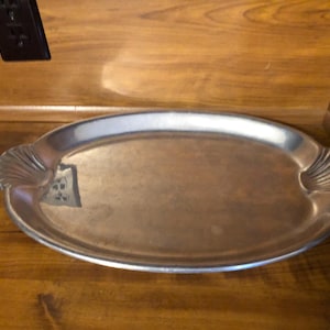 Tray Wilton Oval Pewter Platter Vintage - Etsy