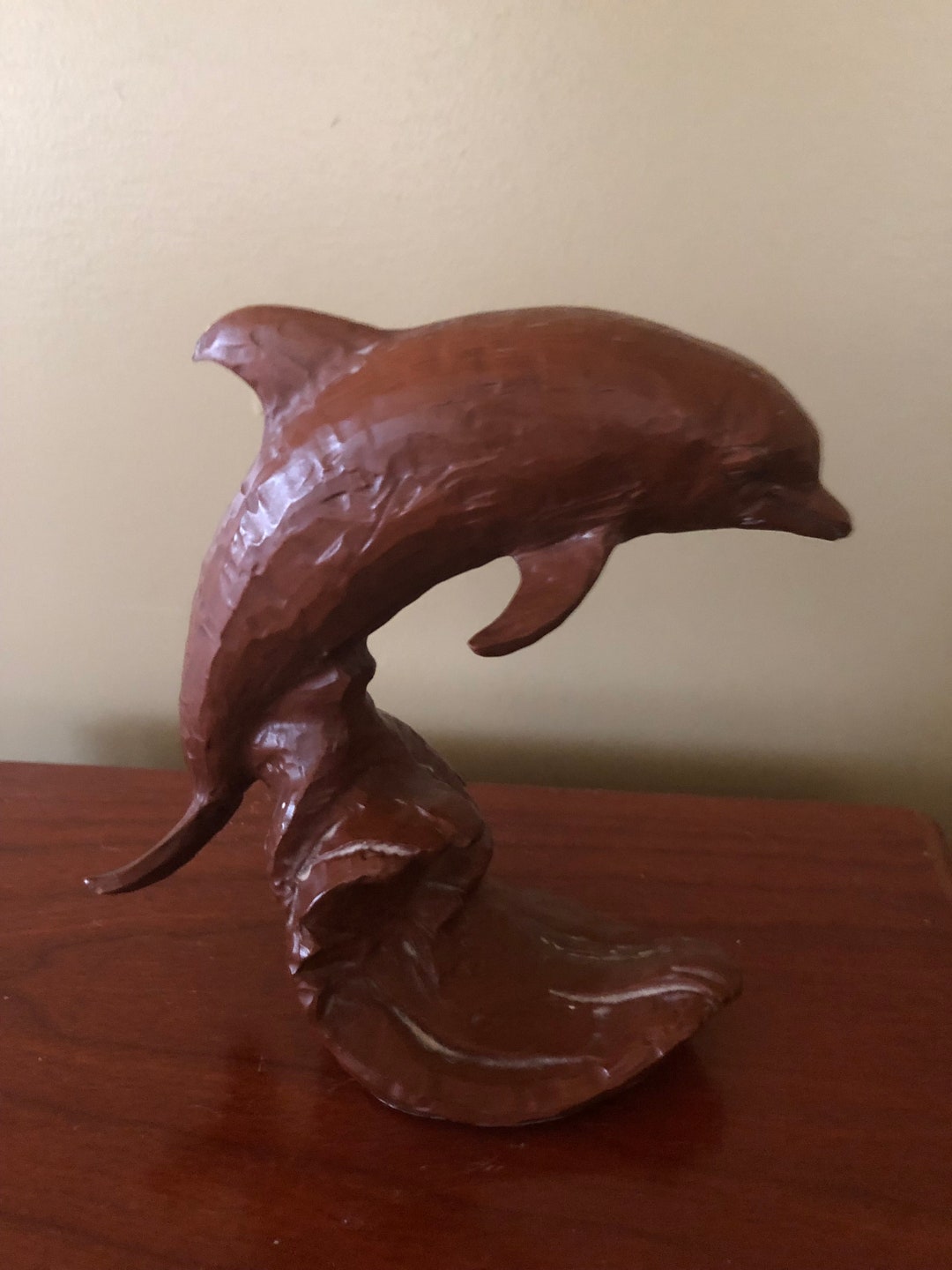 Vintage Dolphin Figurine Red Mill Mfg - Etsy