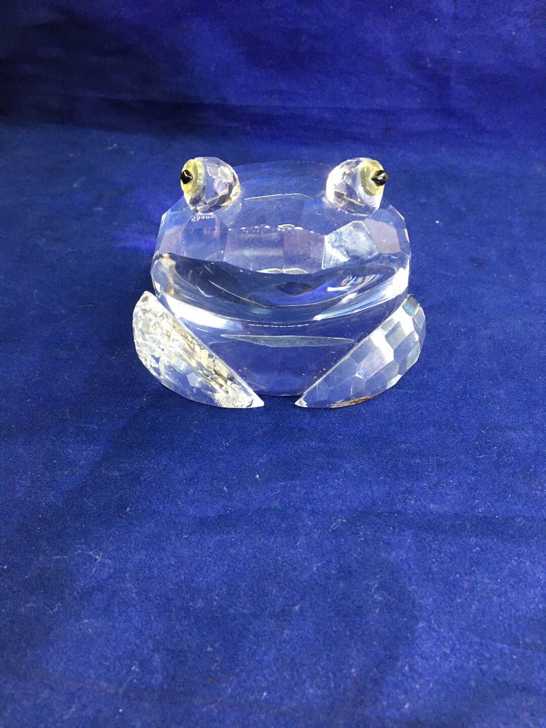 Shannon Ireland Crystal Frog Paperweight - Etsy
