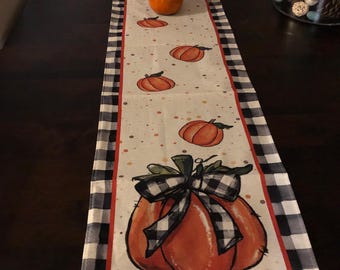 Festive 3D Pumpkin Table Runner for Halloween or Thanksgiving Decor - Etsy