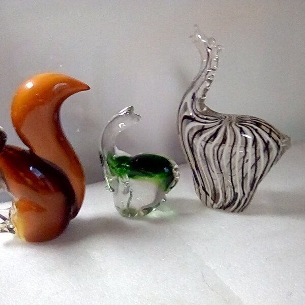 Glass Squirrel - Etsy