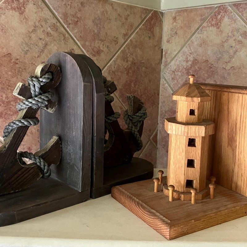 Book End Anchor - Etsy