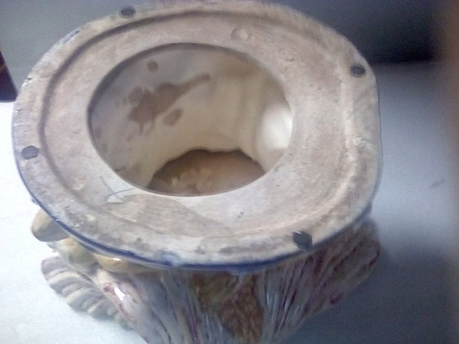 Majolica Monkeys and Seashell Art Pottery - Etsy