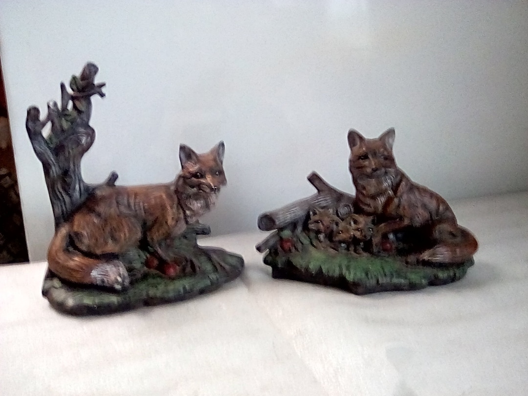 Ceramichrome 1982 Fox Figurine Rare - Etsy