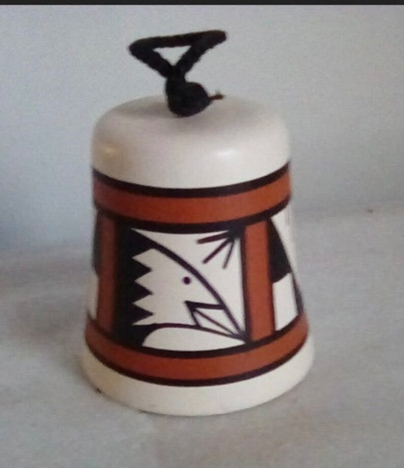 Native American Pottery Windchime Bells Vintage - Etsy