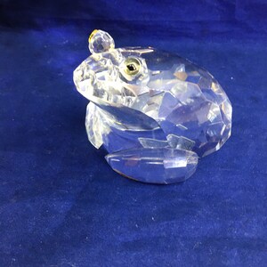 Shannon Ireland Crystal Frog Paperweight - Etsy