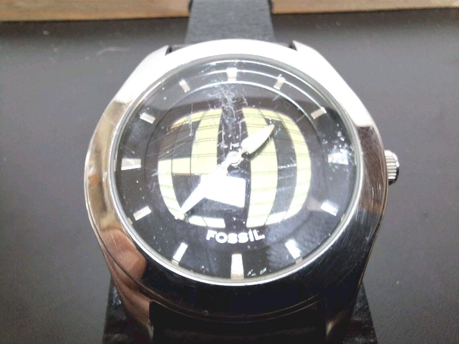 Y2K Mens Fossil Big Tic Watch Two Hands Analog Digital Y2K Mens Fossil Big Tic Watch Two Hands Analog Digital