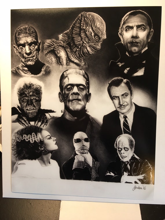 Horror Monsters Drawing