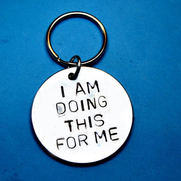 Quote Key Ring - Etsy UK