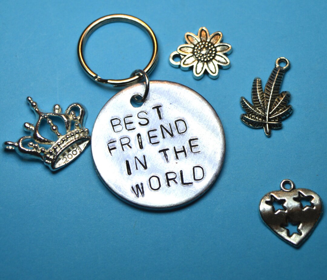 Best Friend Gift Best Friend Keyring Best Friend Key Ring - Etsy