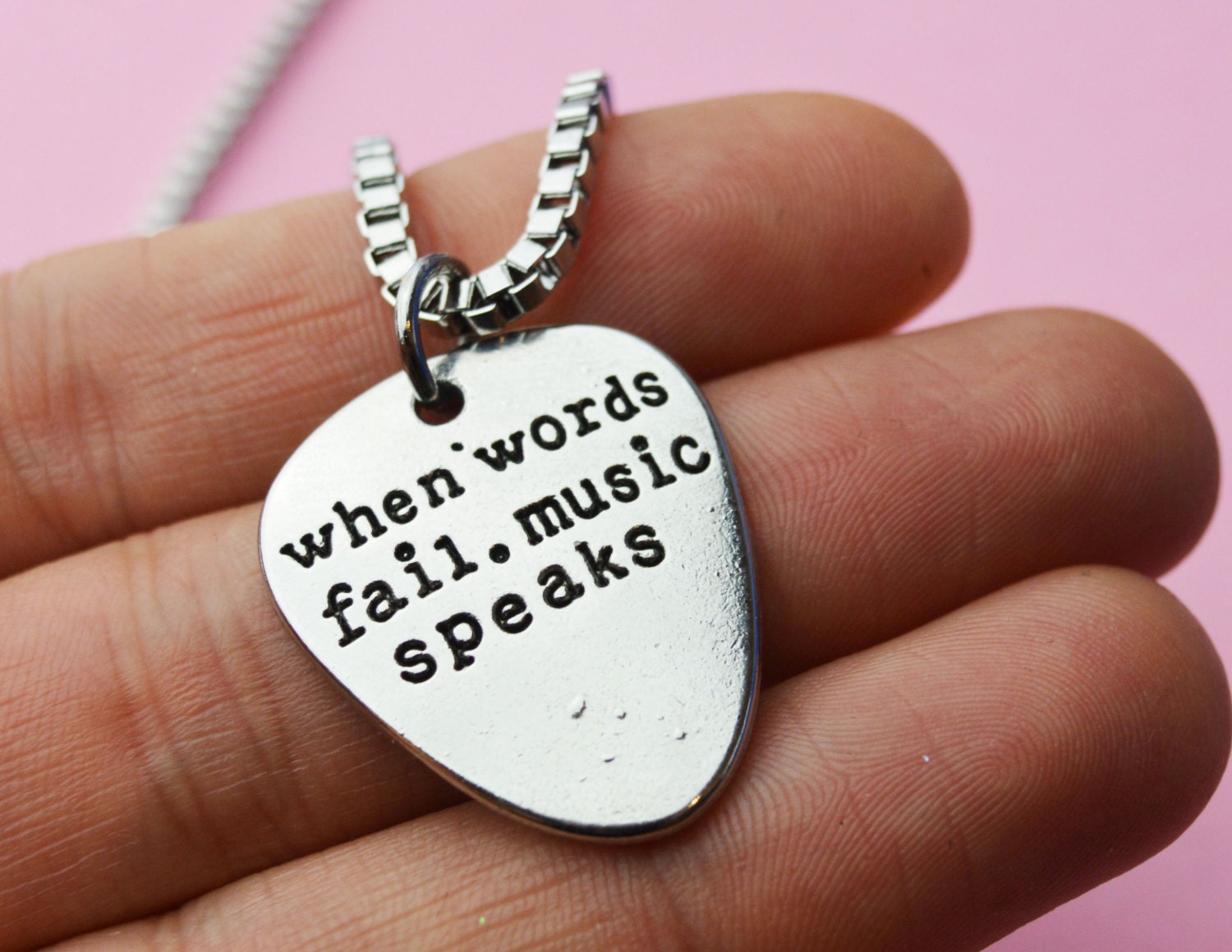 Boyfriend gift Pick Necklace Gift for men for him | Etsy