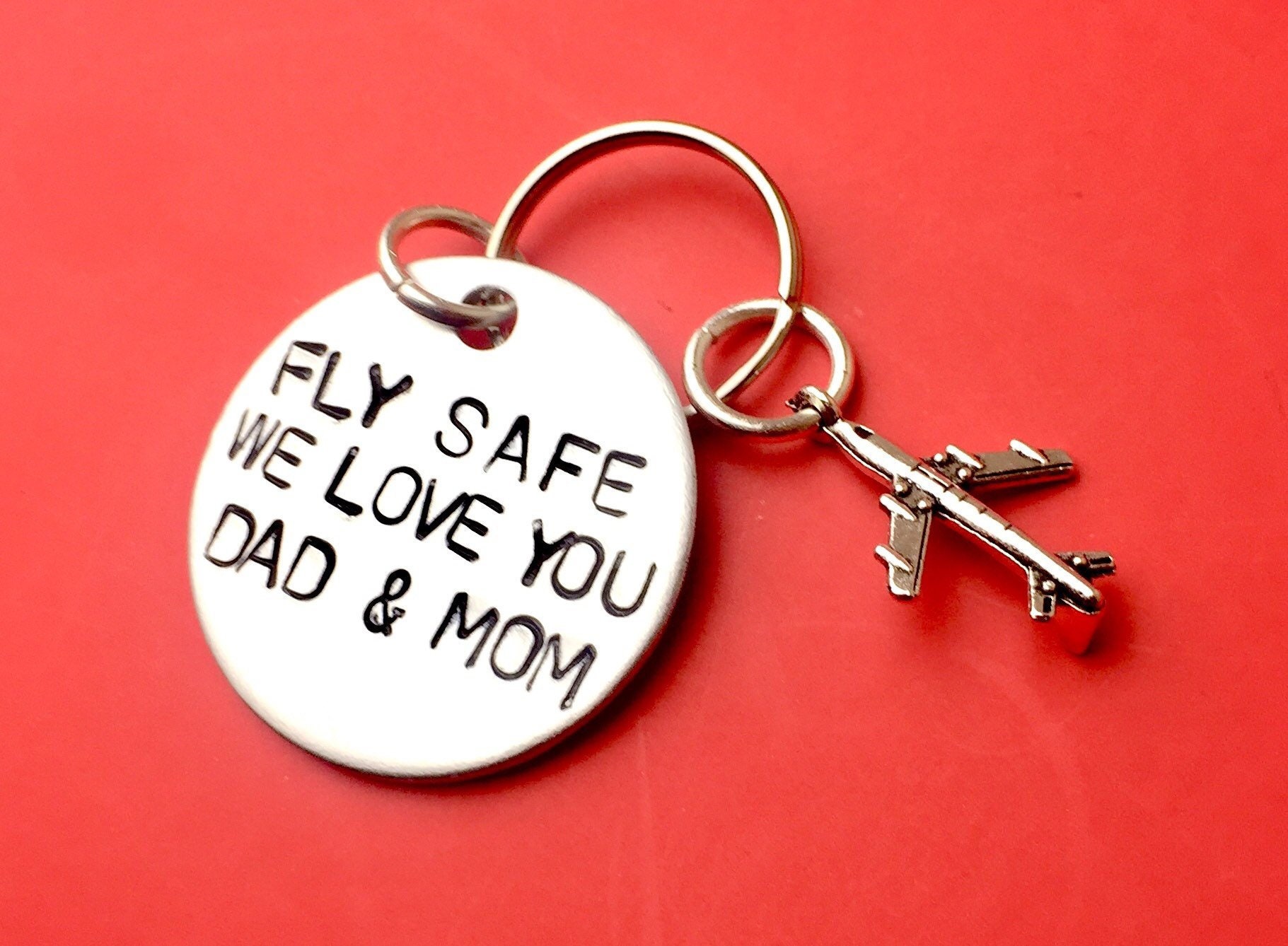 Personalized Keychain Fly Safe Pilot Gift Flight Attendant - Etsy UK