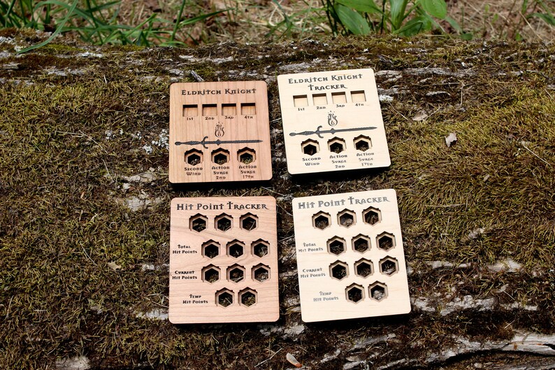 Spell and Ability Tracking Cards 5E D&D Character Cards for - Etsy New ...