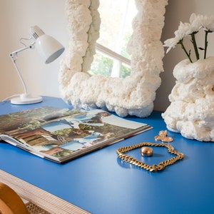 Blue Desk Made From Baltic Birch Plywood With a Durable High Quality ...