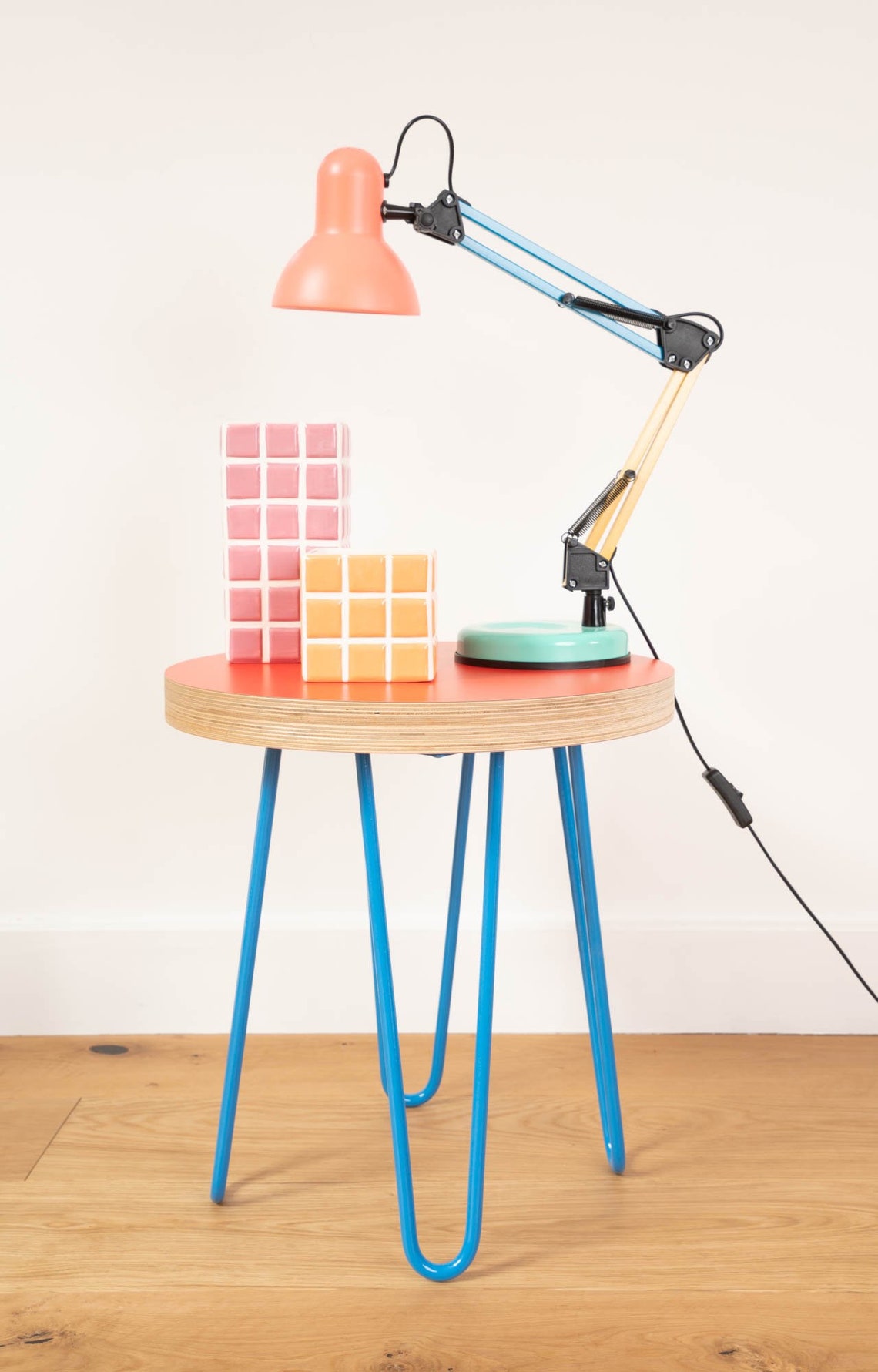 Coffee Table Bedside Table 80's Style Memphis Milano Inspired Side ...