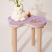Wavy Curvy Wiggle Squiggle Coffee Table Side Table Stool in Lilac - Etsy