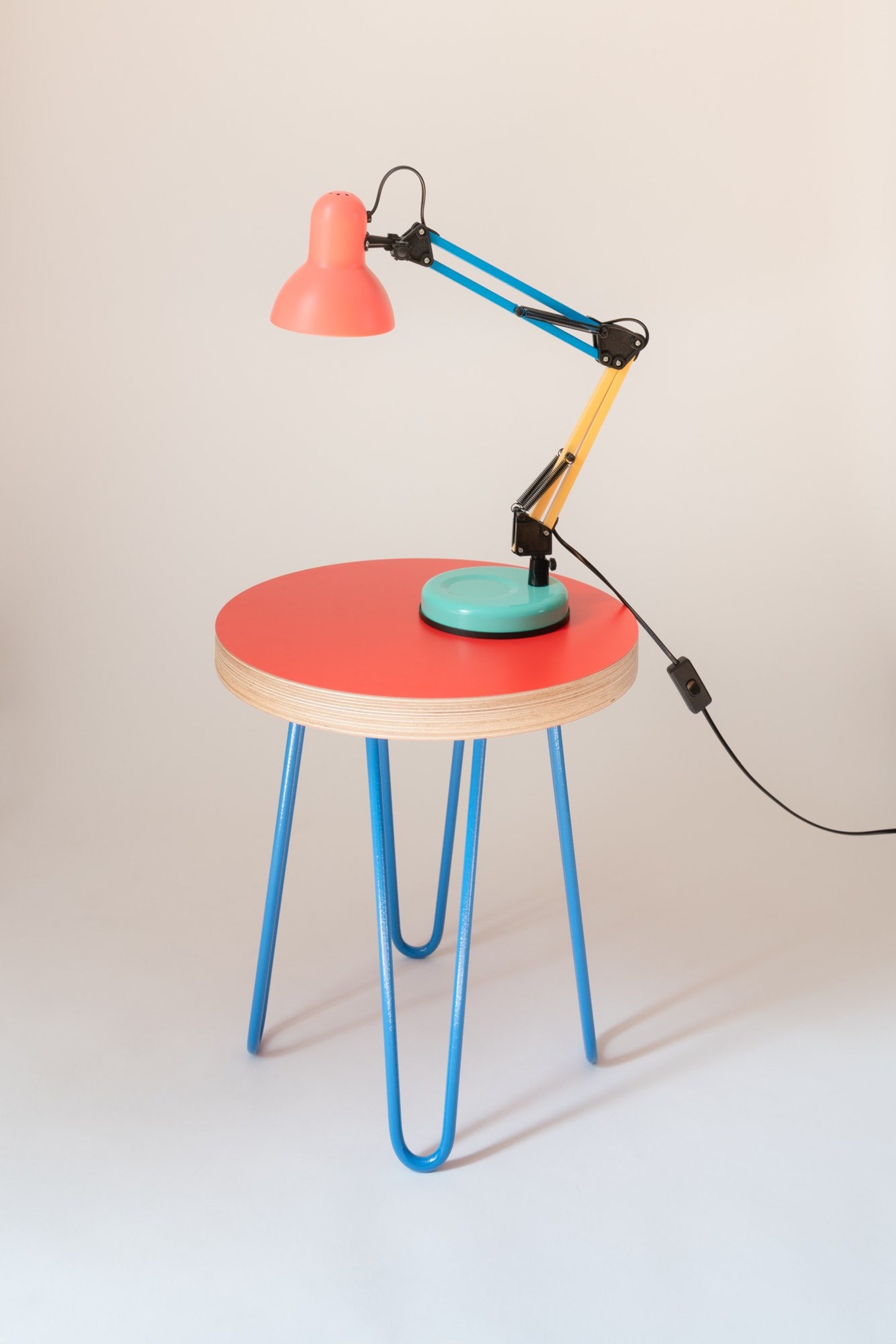 Coffee Table Bedside Table 80's Style Memphis Milano Inspired Side ...