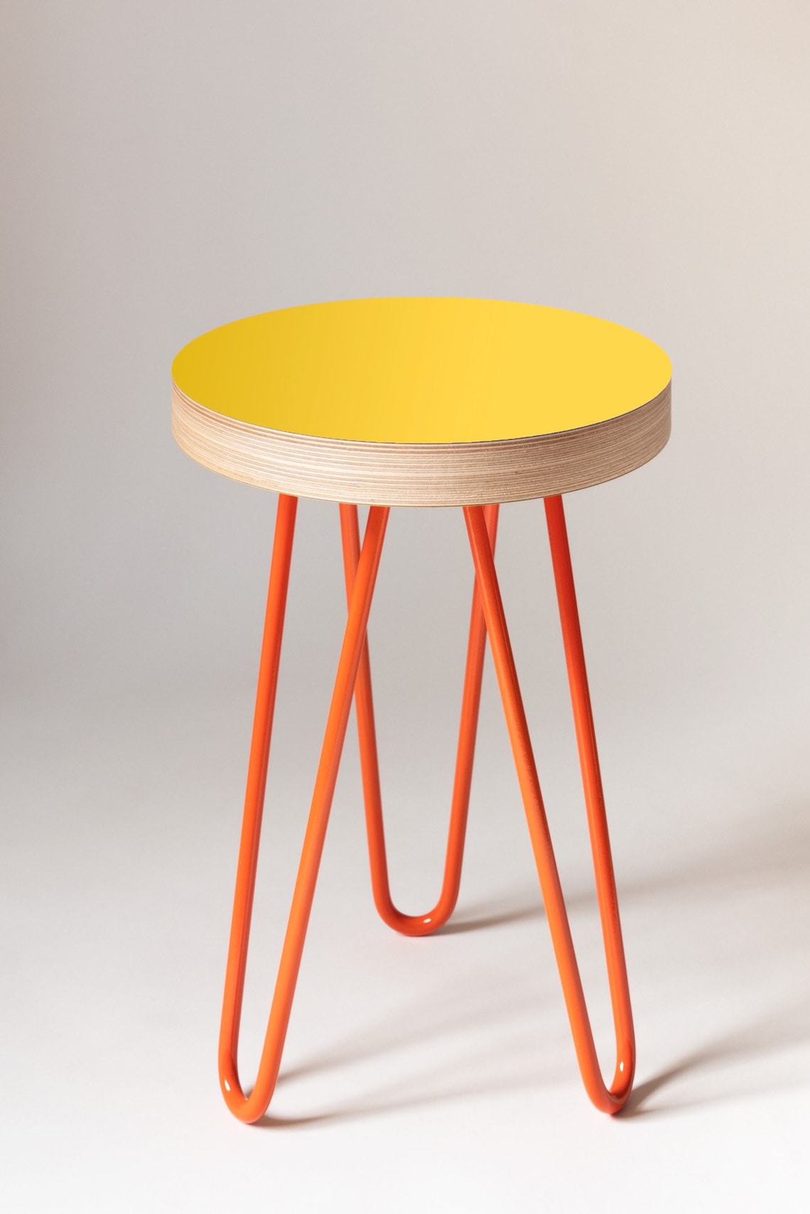 Lilac Table Memphis Milano Inspired Side Table Bedside Table - Etsy