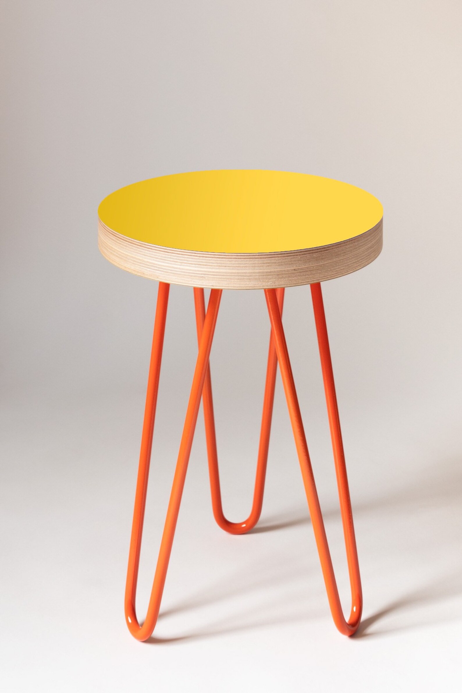 Lilac Table Memphis Milano Inspired Side Table Bedside Table - Etsy