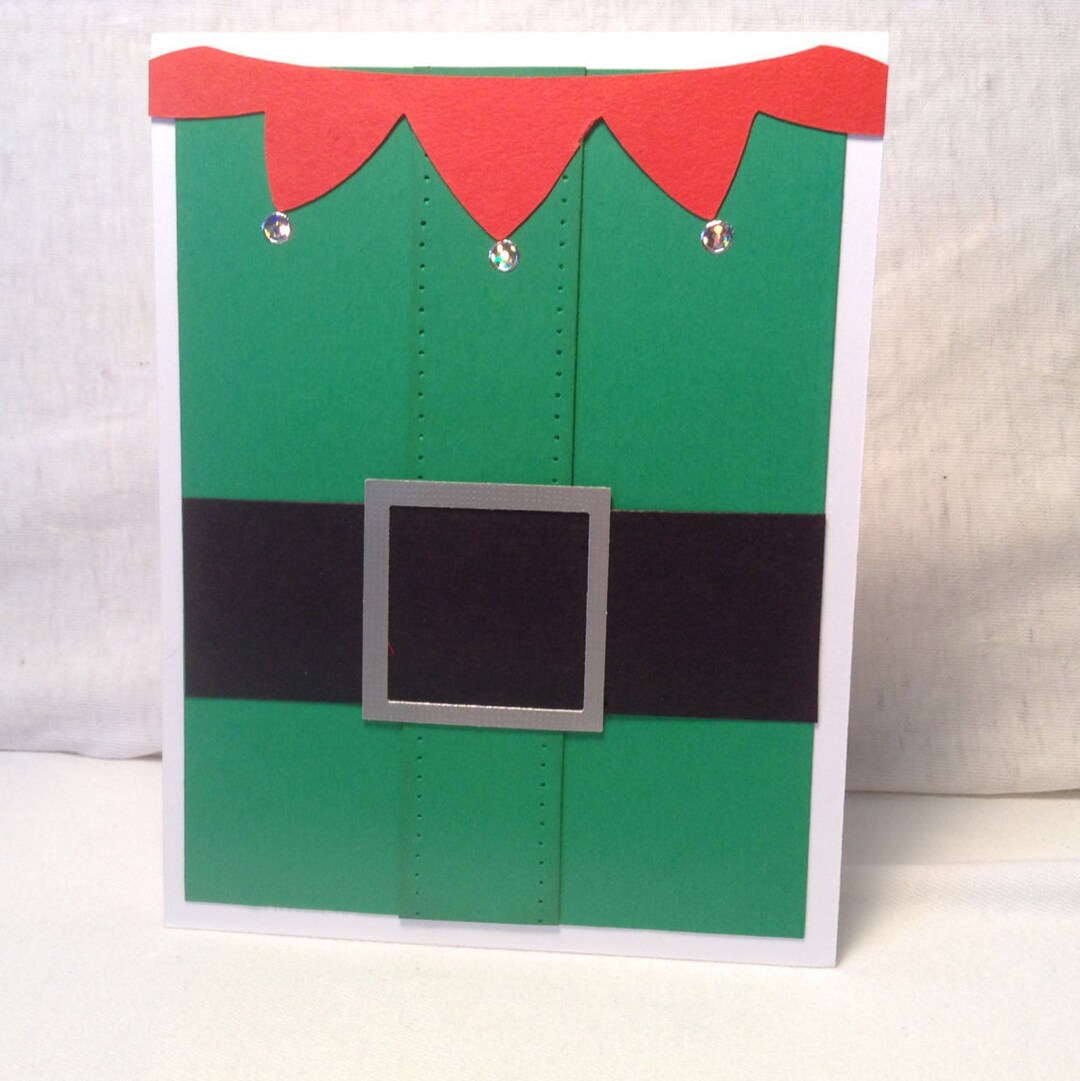 CHRISTMAS ELF CARD - Etsy