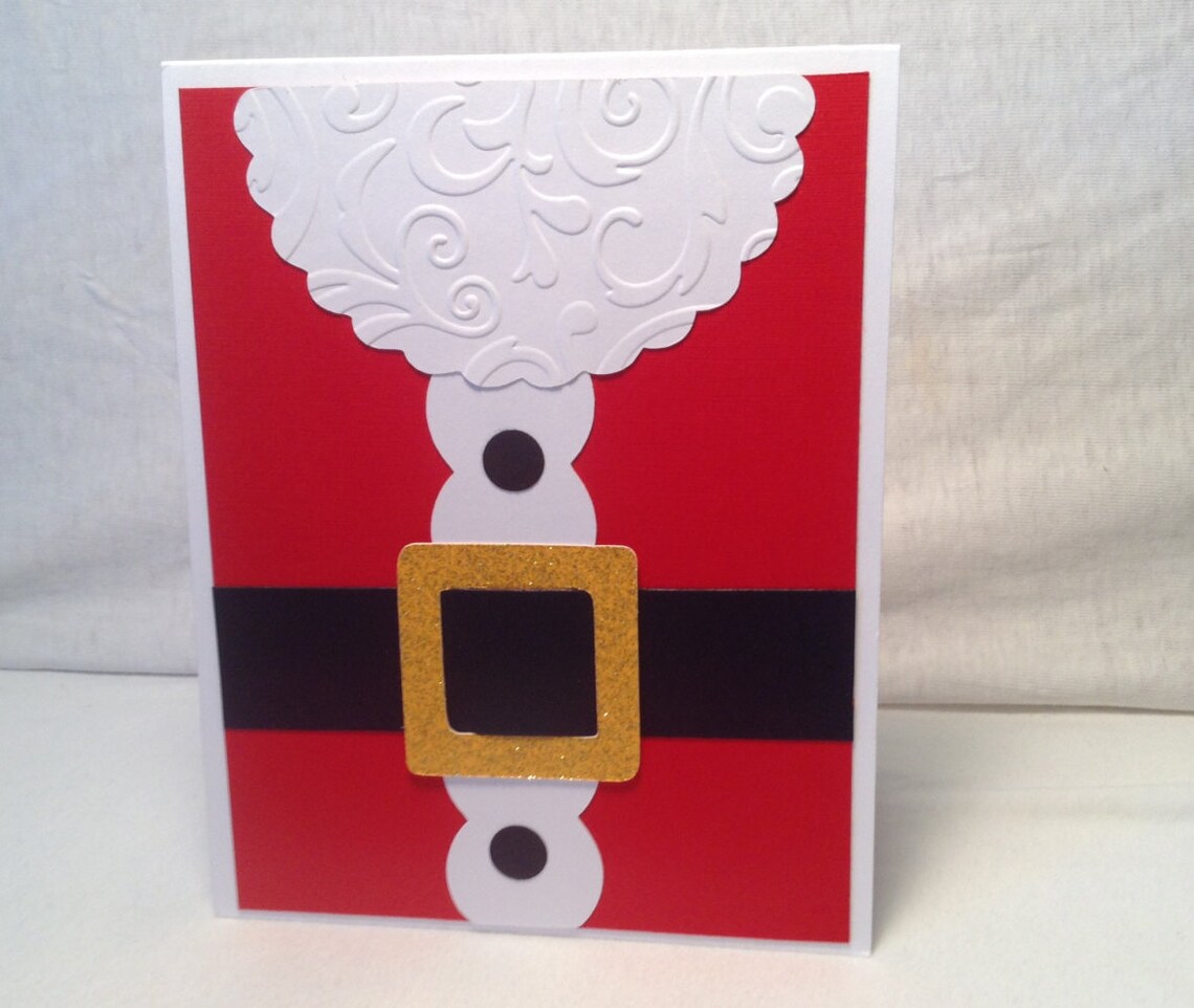 CHRISTMAS SANTA CARD - Etsy