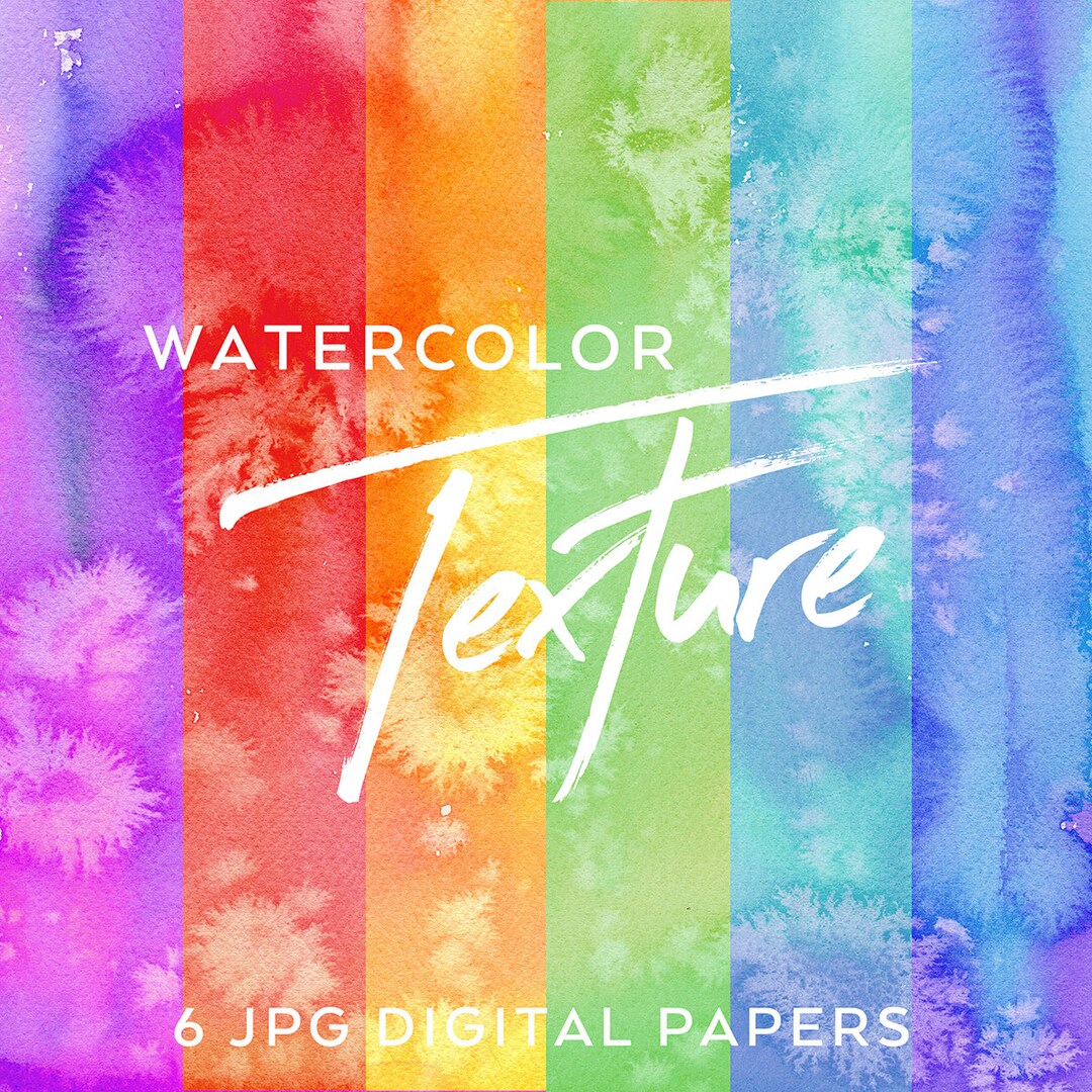 Watercolor Background, Watercolor Digital Paper, Digital Textures ...