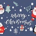 Merry Christmas Characters Christmas Clip Art Hand - Etsy