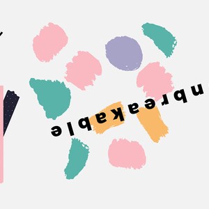 Unbreakable | Abstract Pattern Set, Clip Art, Digital Download ...