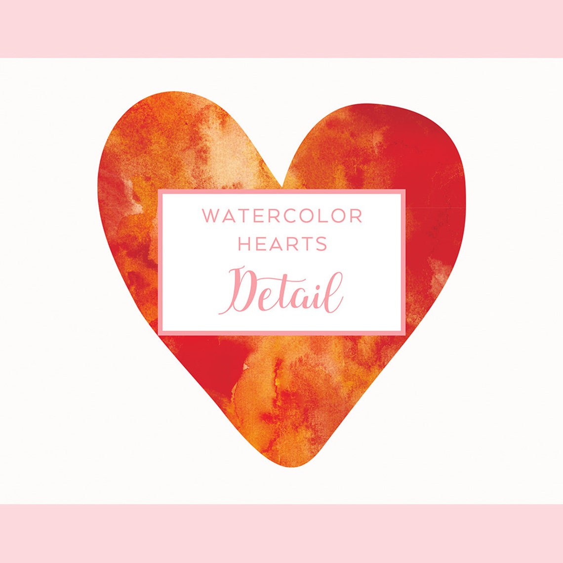 16 Watercolor Hearts Watercolor Clip Art Digital Download | Etsy