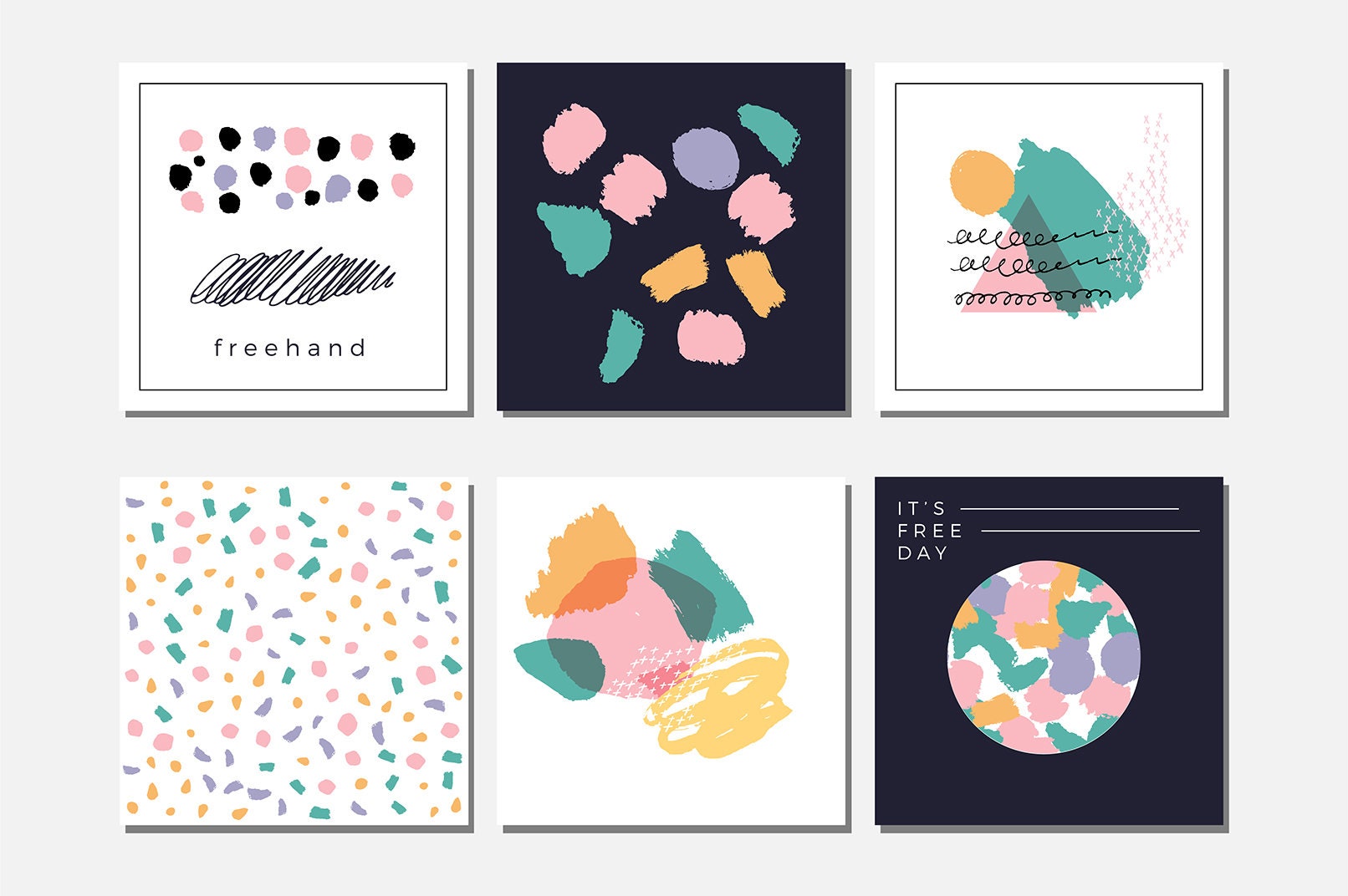 Unbreakable Abstract Pattern Set Clip Art Digital Download - Etsy