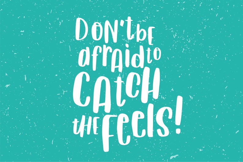 Catch Feels Font, Hand Lettered Font, Artistic Typography, Fun Kids ...