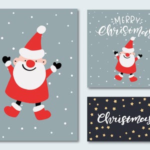 Merry Christmas Characters, Christmas Clip Art, Hand Lettering, Pastel ...